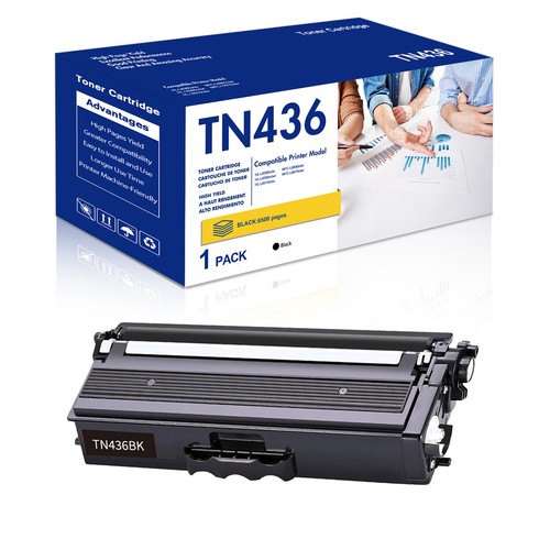 1PK TN436 Black Toner TN433 Compatible With Brother HL-L8360CDW MFC ...