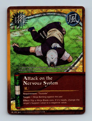 Naruto CCG - DIAMOND - Attack on the Nervous System 203 - FOIL RARE ...