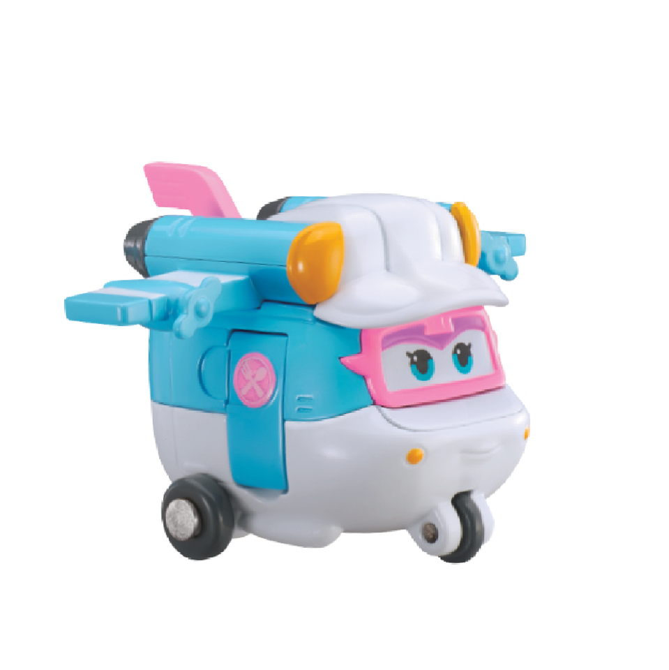 Super Wings Mini Transforming Lime Transformer Robot / Figure Car Toy ...