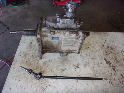 Jeep CJ T176 4 speed transmission with top cover and shifter | eBay