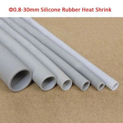 0.8-30mm Silicone Rubber Gray Heat Shrink Tubing 2500V Flexible ...