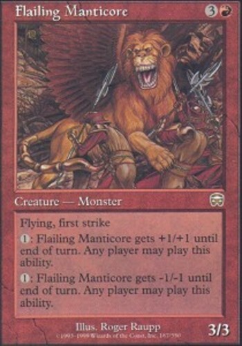 MTG - Flailing Manticore - Mercadian Masques - MP, English Magic FLAT RATE SHIP | eBay