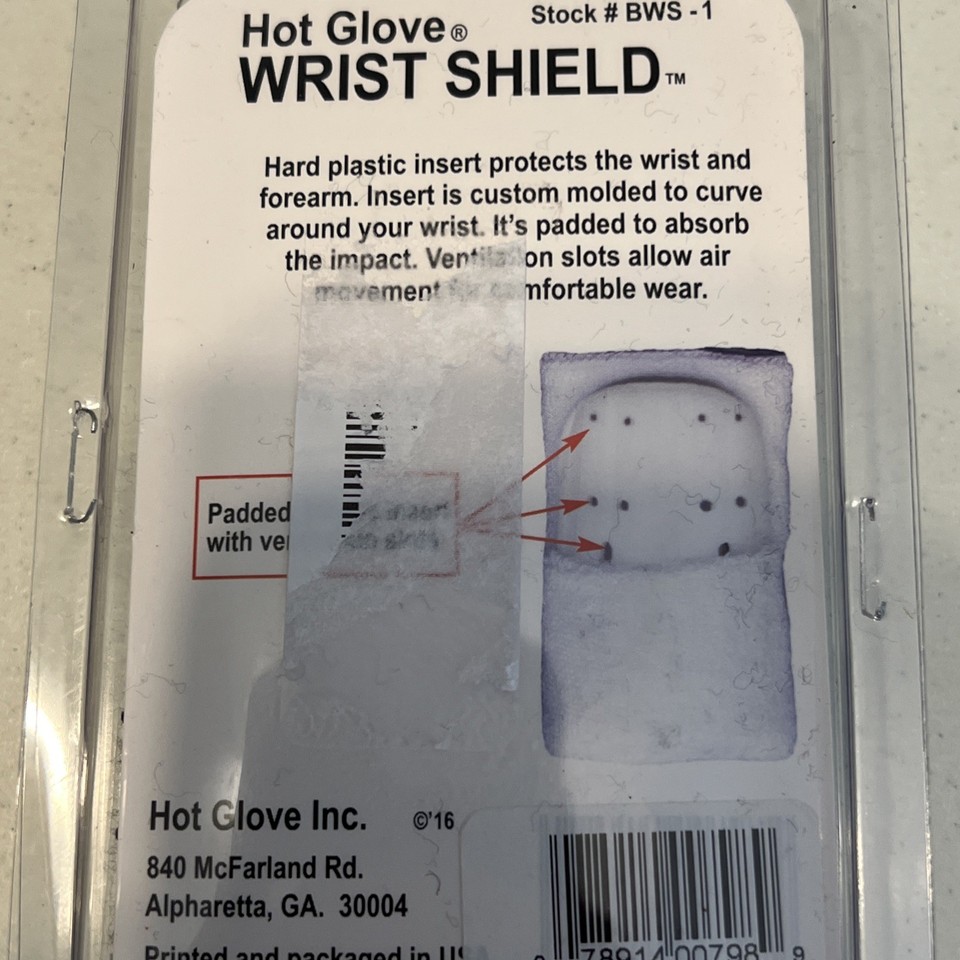 Hot Glove Baseball Wrist Shield Protective Wristband for Batting and ...
