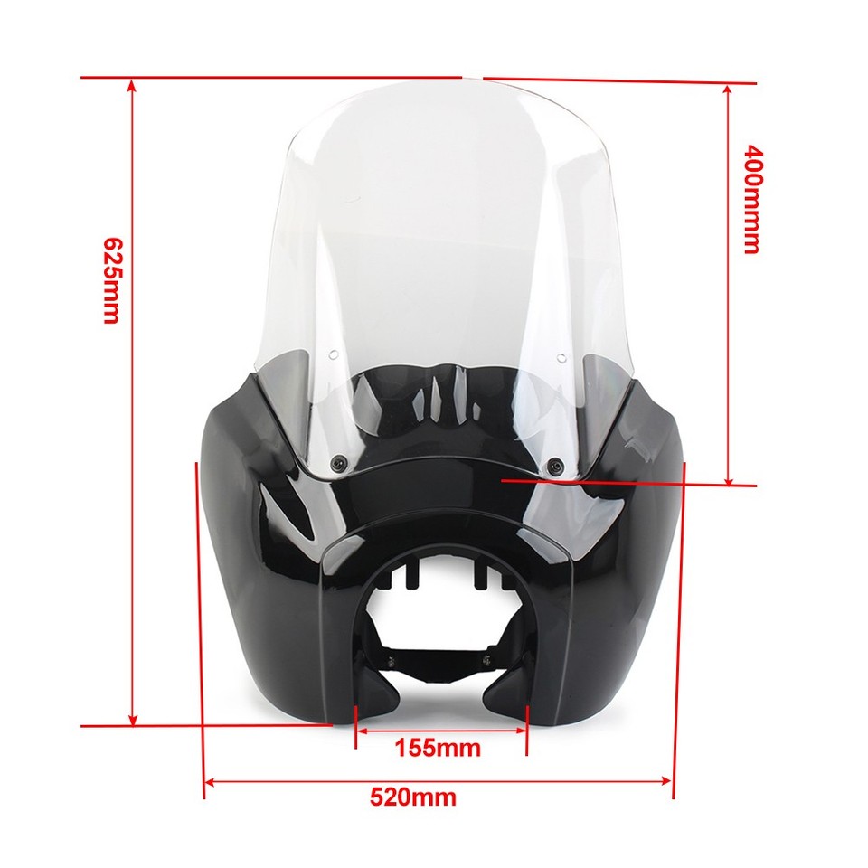 For Harley Davidson HD Dyna Wide Glide Fat Bob Fairing w/ 15 ...