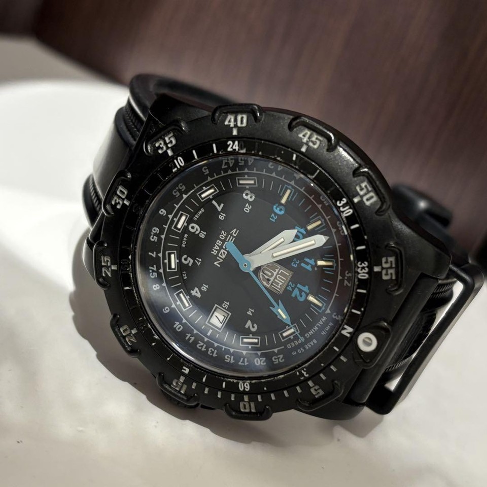Luminox Blue Recon 8800 Watch 43mm, Rare, Fully Working, Genuine | eBay