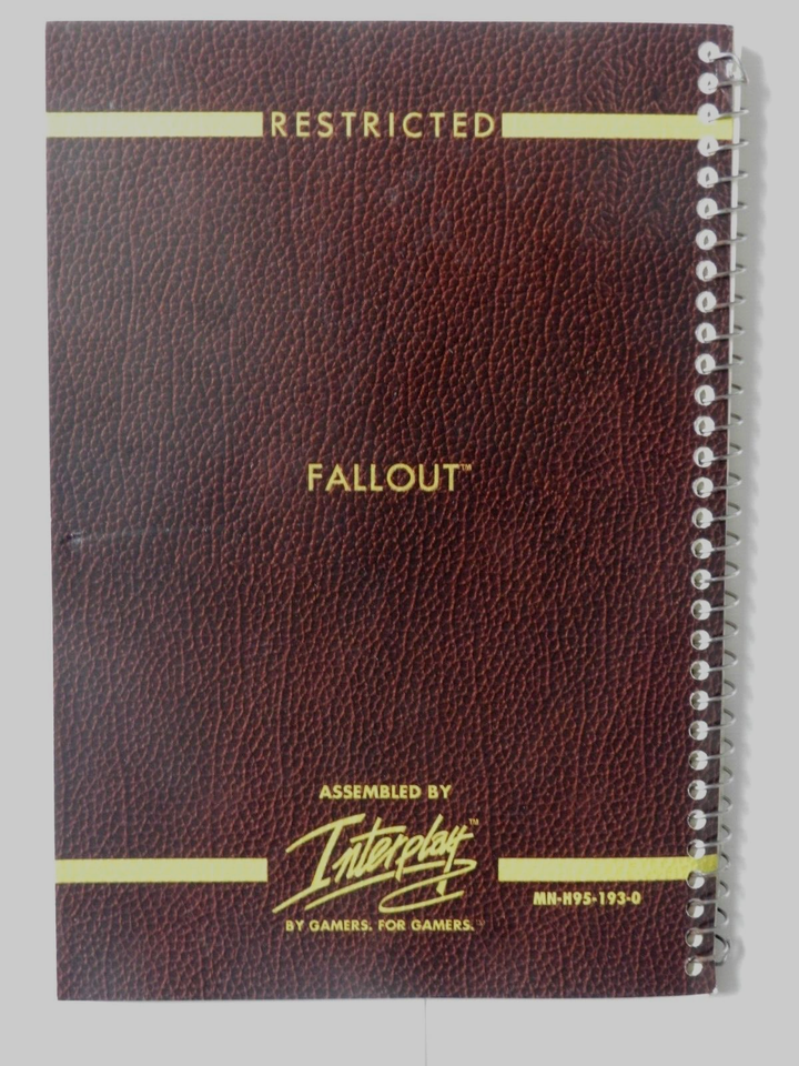 Fallout 1 PC Original Vault Dweller's Survival Guide VDSG VTB-001-13 ...