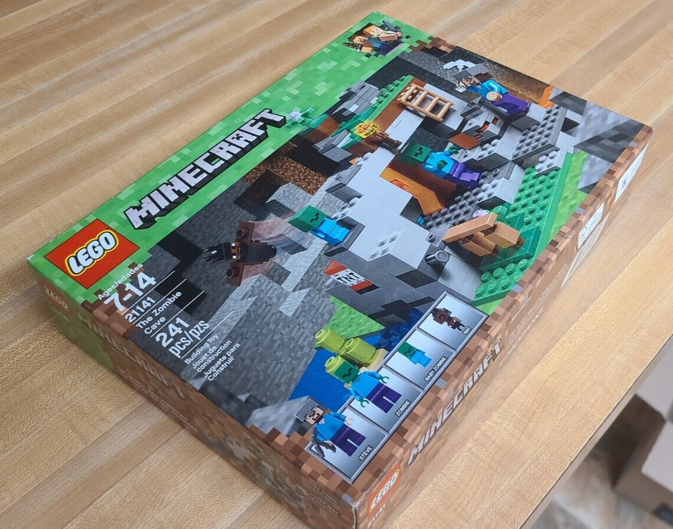 LEGO Minecraft: The Zombie Cave (21141) 241 PCS (NEW IN BOX ...