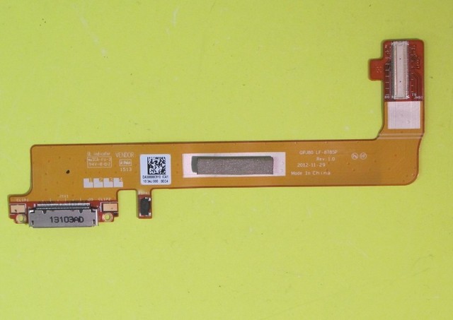HP ElitePad 900 Hstnn-c75c Tablet Genuine Charging Port Flex Cable Lf ...