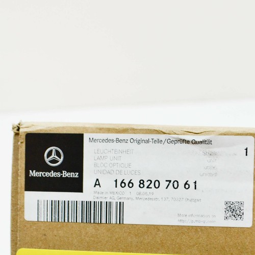 MERCEDES-BENZ GL-CLASS X166 RIGHT HEADLIGHT HALOGEN LHD A1668207061 NO ...