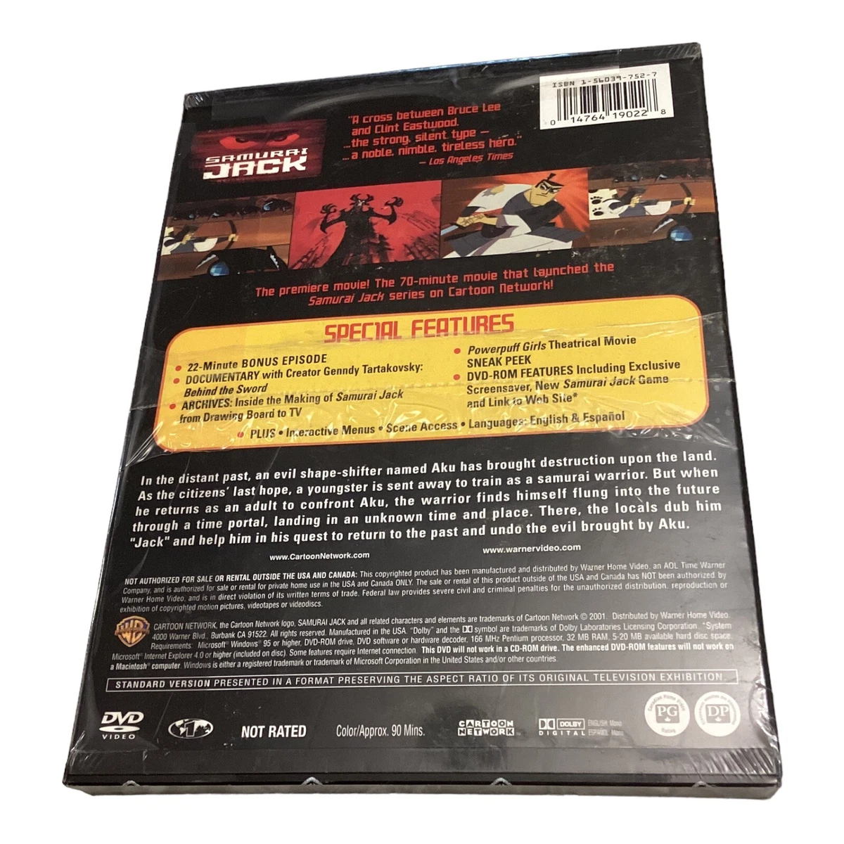 Samurai Jack The Premiere Movie Vhs