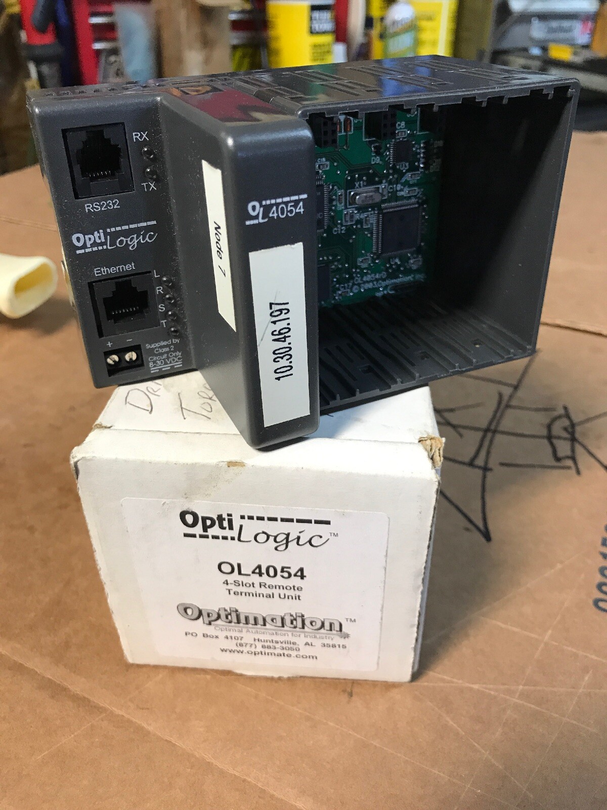NEW Optimation OptiLogic OL4054 4-Slot RTU REMOTE TERMINAL UNIT Fast ...