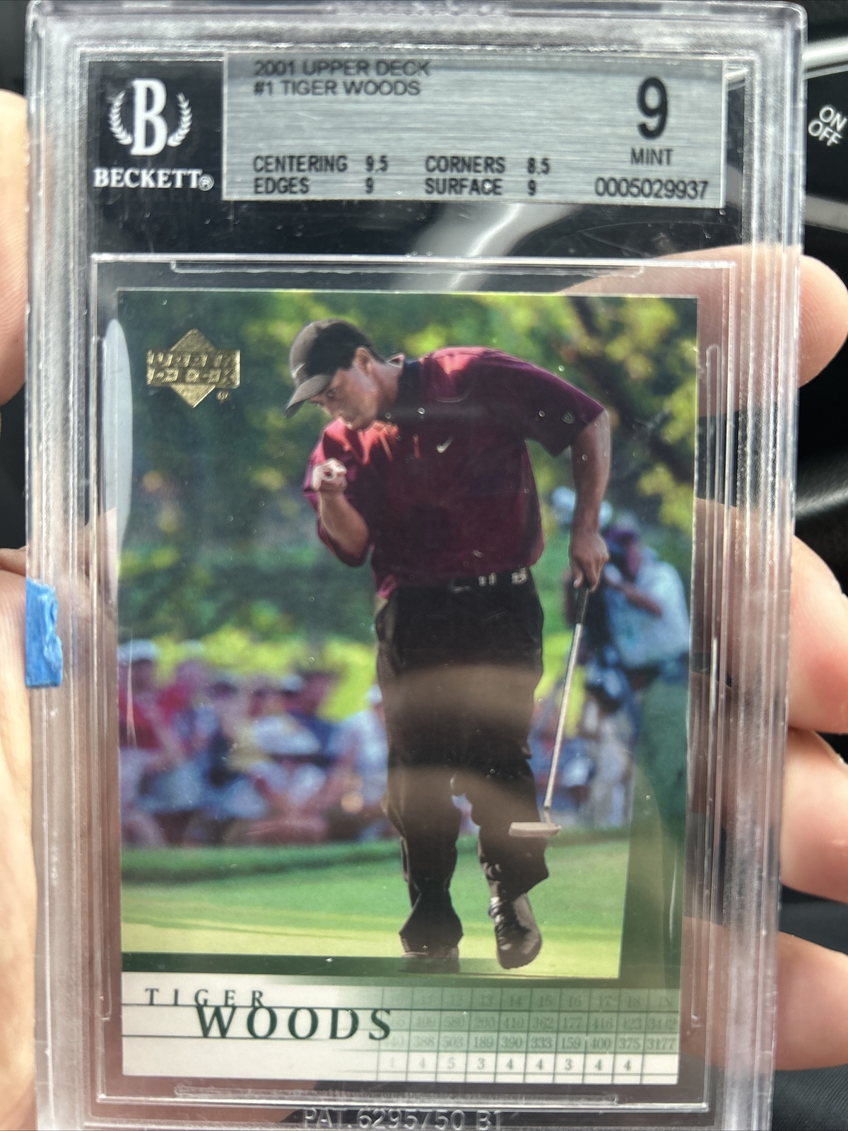 2001 tiger woods upper deck #1 | eBay