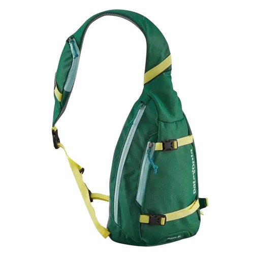 Patagonia Atom 8L Sling Bag Green Yellow Hiking Travel Backpack | eBay