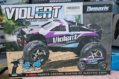 Mini Remote Control Car Desert Buggy Truck Violet 4WD 180 Motor Toy ...