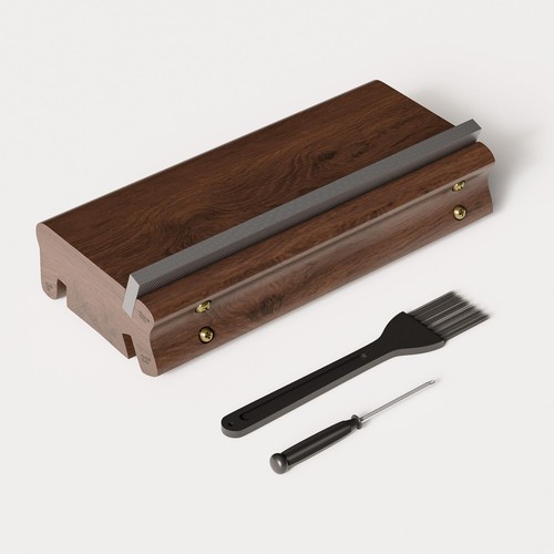 3/23/35 Degree Fret End Beveling File, 3 In 1 Fret File, Guitar Fret ...