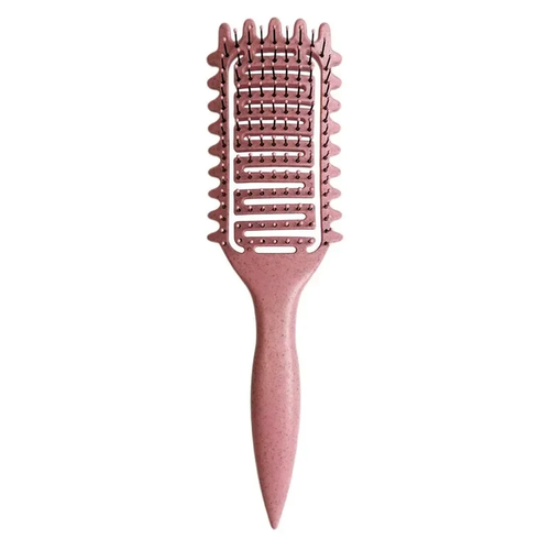Curl Define Styling Brush Hollow Out Detangling Hair Brush Tangled Wet ...