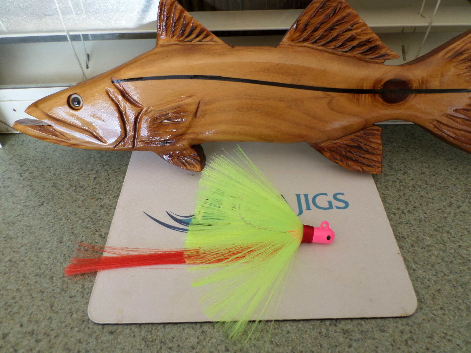 5 Snook Flare Hawk Red Tail Jigs 1oz COLOR CHOICE T&A JIGS Cobia ...