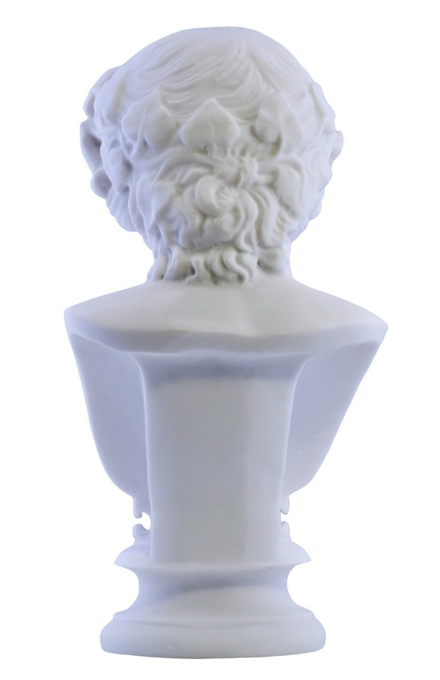 Antinous as Dionysus Bust head Greek Statue Sculpture Cast Marble Copy ...