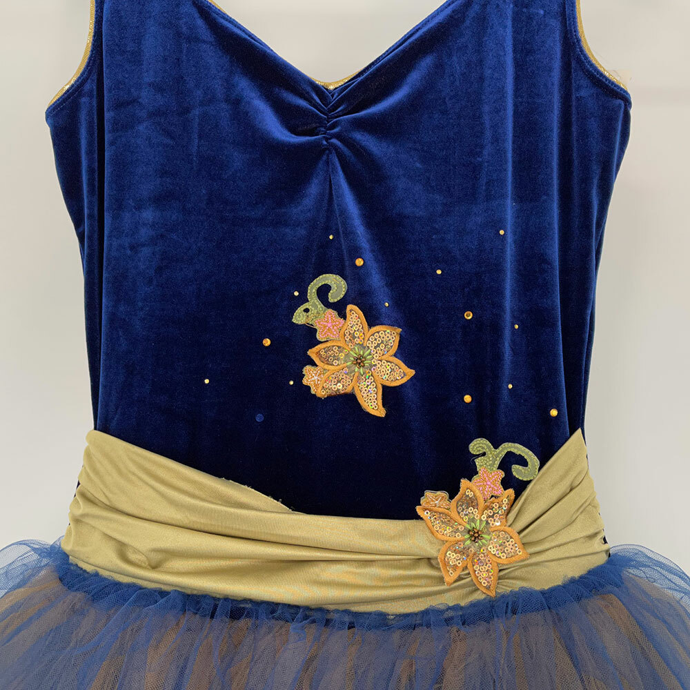 Girls' Royal Blue Dance/Dress/Costume Size ALA - Gem