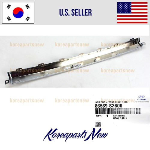 Front Bumper Center Molding 86569S2600 ⭐OEM⭐ Hyundai Santa Fe HYBRID ...