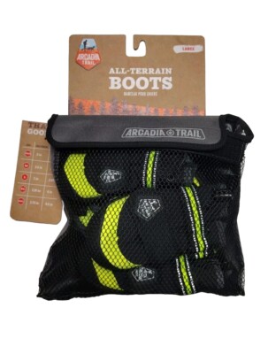 Arcadia Trail Cold Weather Dog Boots Large Booties Storage Bag and ...
