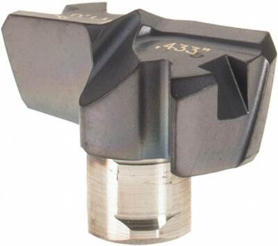 Iscar Series FCP, 0.433" Diam Grade IC908 Replaceable Drill Tip Carbide ...