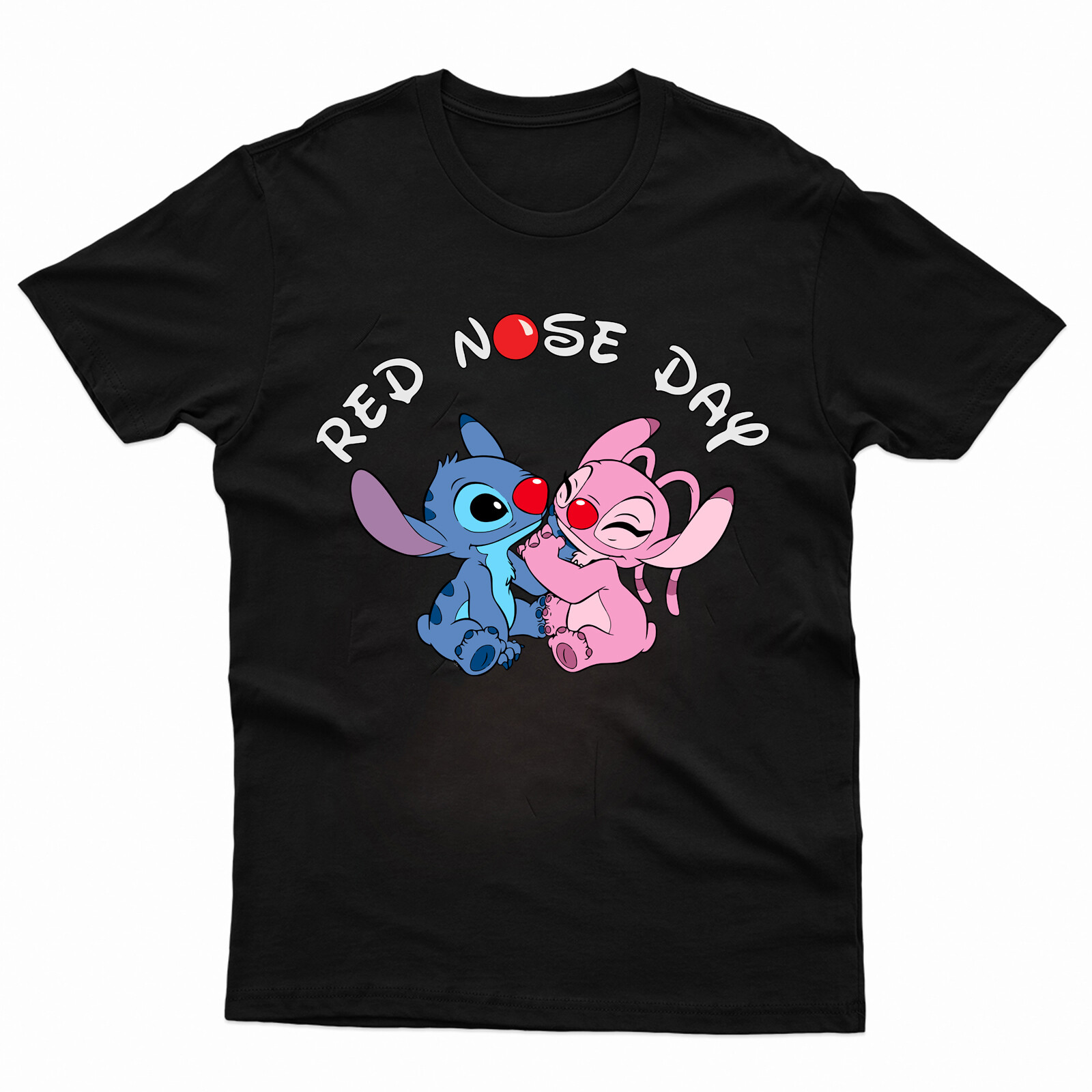 New Red Nose Day 2025 Kids T-Shirt Lilo & Stitch Funny School Boys ...