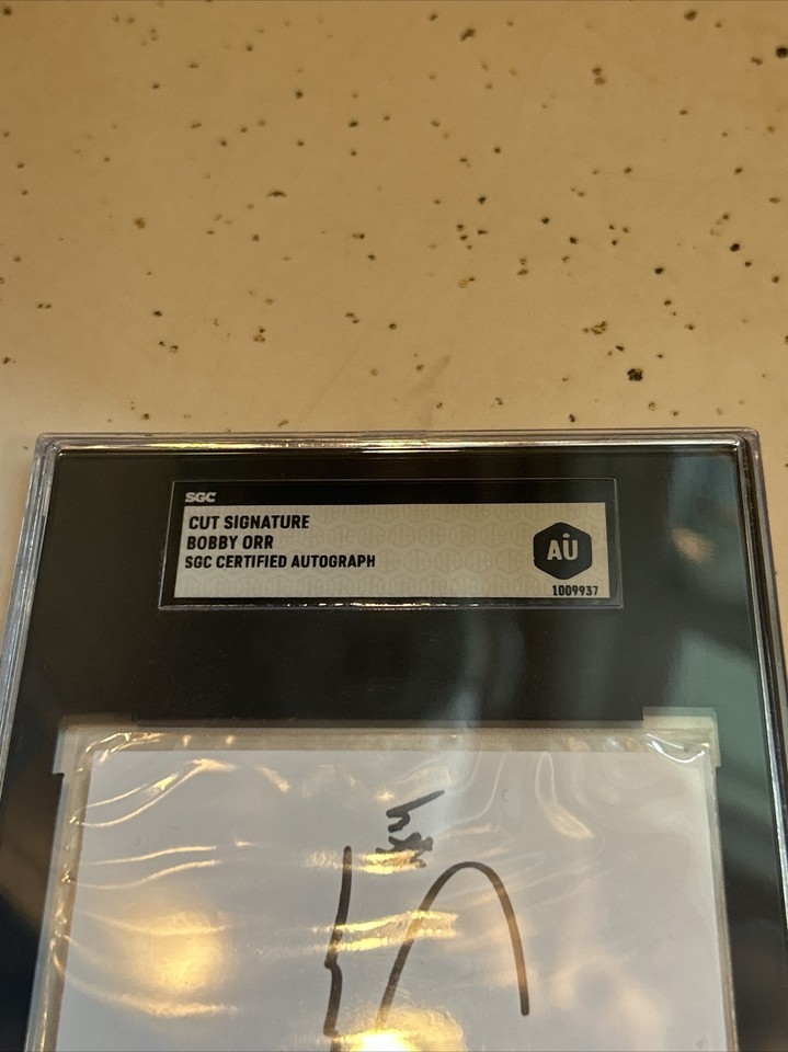 Bobby Orr Cut Signature SGC Authentic | eBay