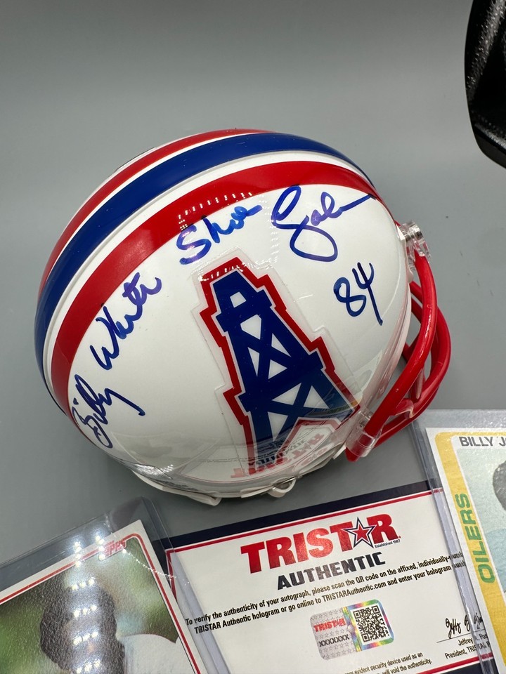 Billy "White Shoes" Johnson Houston Oilers Autograph Tristar signed ...