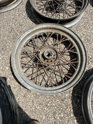 Harley Knucklehead Panhead Flathead 16 Inch Rim Star Hub Wheel 1950 ...