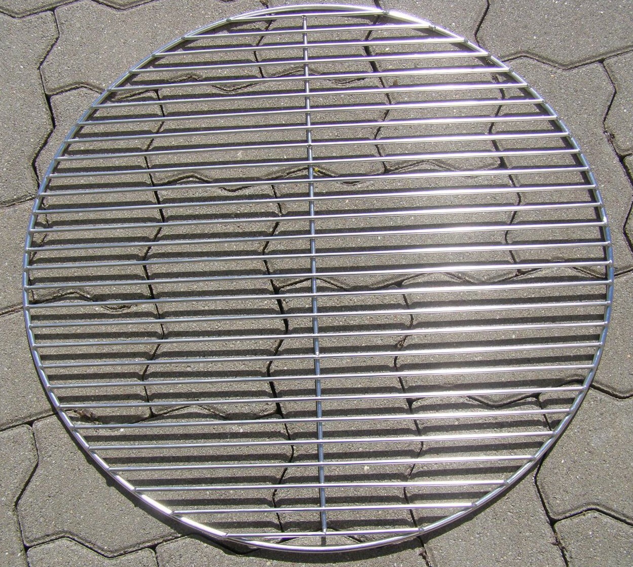 AUSWAHL Grill Rost Gitter Grillroste Edelstahl rund für Feuer Schale ...