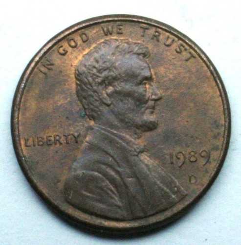 1989-D Lincoln Memorial Cent Penny Low Placed Mint Mark Variety | eBay