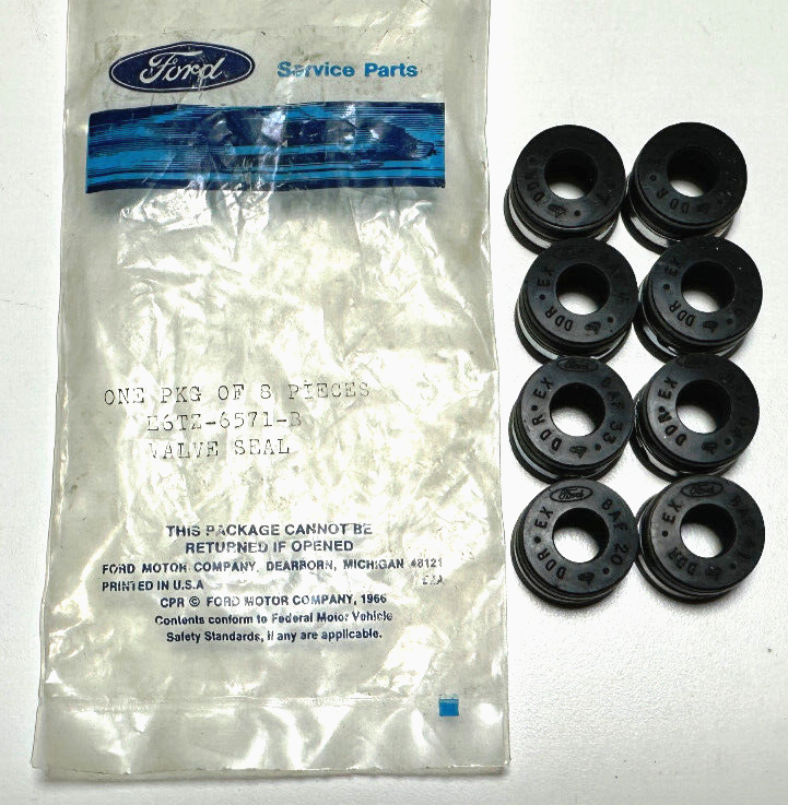 8 Genuine Ford Exhaust Valve Stem Oil Seals NOS E6TZ-6571-B for 7.5L | eBay