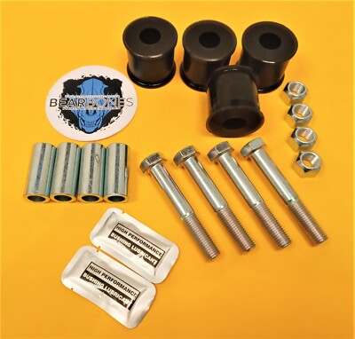 Defender Discovery polyurethane Front Radius Arm Bush & Bolt Kit ...