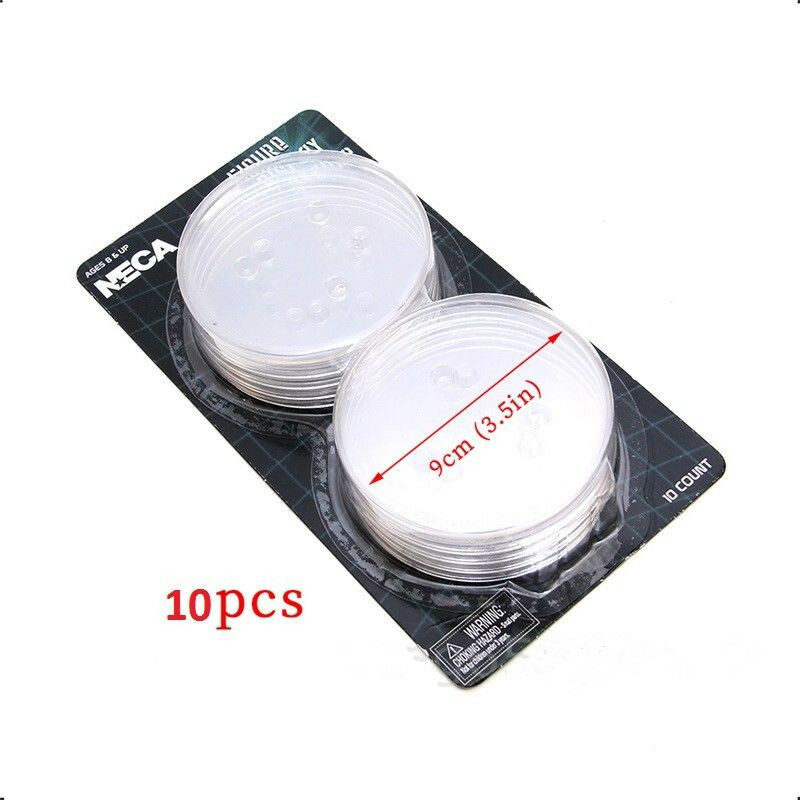 10PCS NECA Action Figure Display Stands Clear Base Fits Most 6" to 8 ...