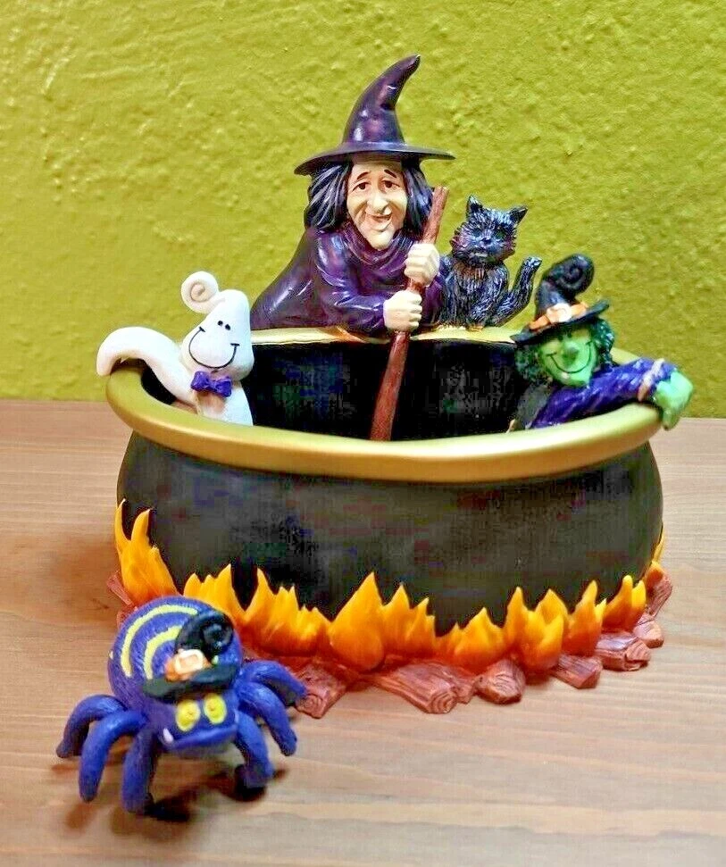 Witch Stirring Cauldron