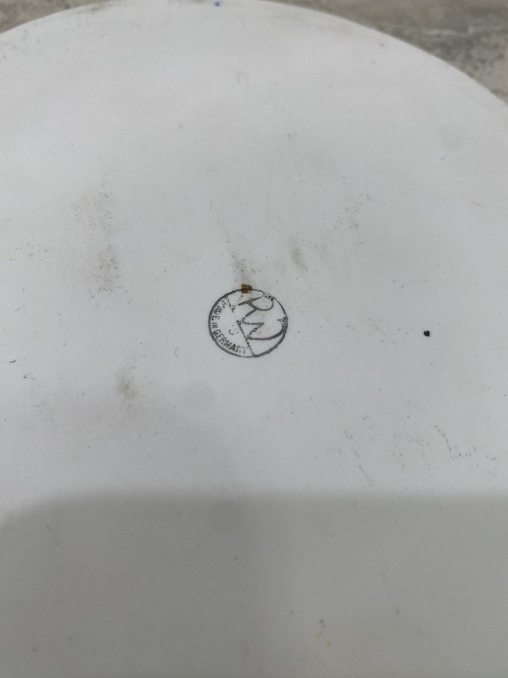 Germany PW Lustre Ware Sandwich Lunch Saucer Plate VTG porcelain art ...