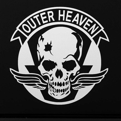 Outer Heaven Metal Gear Solid Video Game die cut Vinyl car decal ...