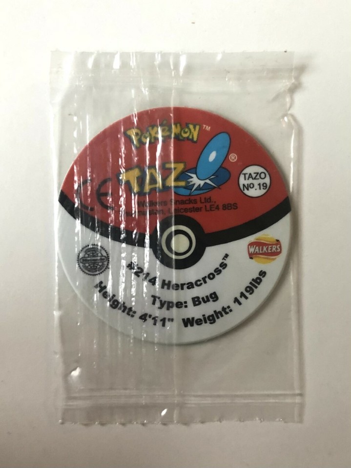 2001 POKEMON TAZO'S - Vintage- Walkers Tazos/Pogs - Take your pick in ...
