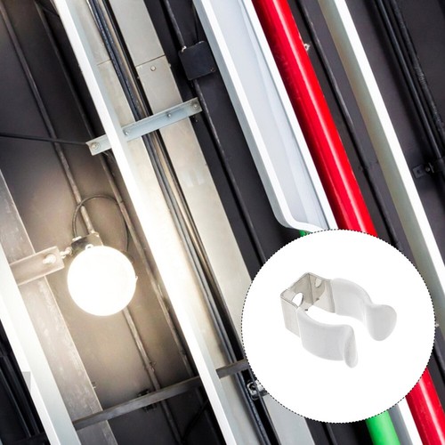 10 Pcs Glue-covered Lamp Clamp Shaped Brackets Light Tube Clips LED ...