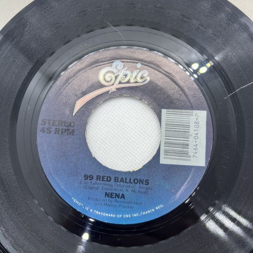 NENA 7" 99 RED BALLOONS / 99 luftballons Epic 45 Record 🔥 | eBay