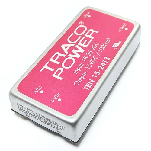 [1pcs] TEN15-2413 DC-DC In 18-36V Out 15V 1A THT | eBay