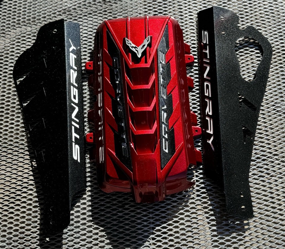 HTC Engine Covers Panels For Corvette C8 2020-2025 Engine appearance ...