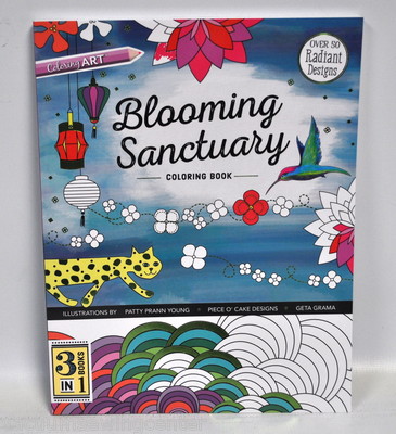 Blooming Sanctuary Coloring Book | eBay