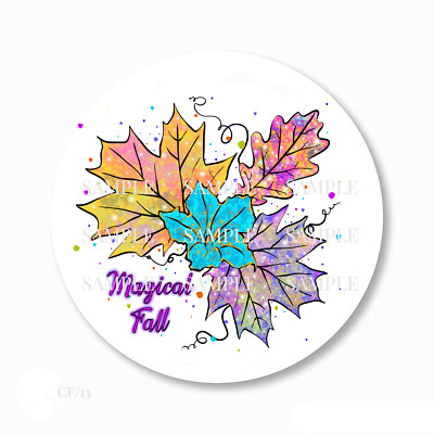 Autumn Leaves Magical Fall Scrapbook Stickers Favors Envelope Seals ...