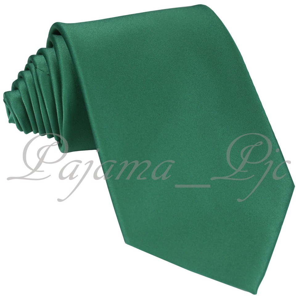 Brand NEW MEN'S SOLID COLOR SELF TIE NECK TIE FORMAL PARTY WEDDING PROM ...