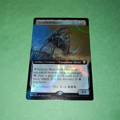 🔮MTG - RAZORFIELD RIPPER - RIPPLE FOIL - EXTENDED ART - QTY 1 - NM🔮 | eBay
