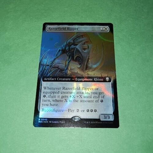 🔮MTG - RAZORFIELD RIPPER - RIPPLE FOIL - EXTENDED ART - QTY 1 - NM🔮 | eBay