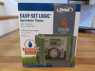 NEW UNUSED Orbit 57894 4-Station Outdoor Swing Panel Sprinkler System ...