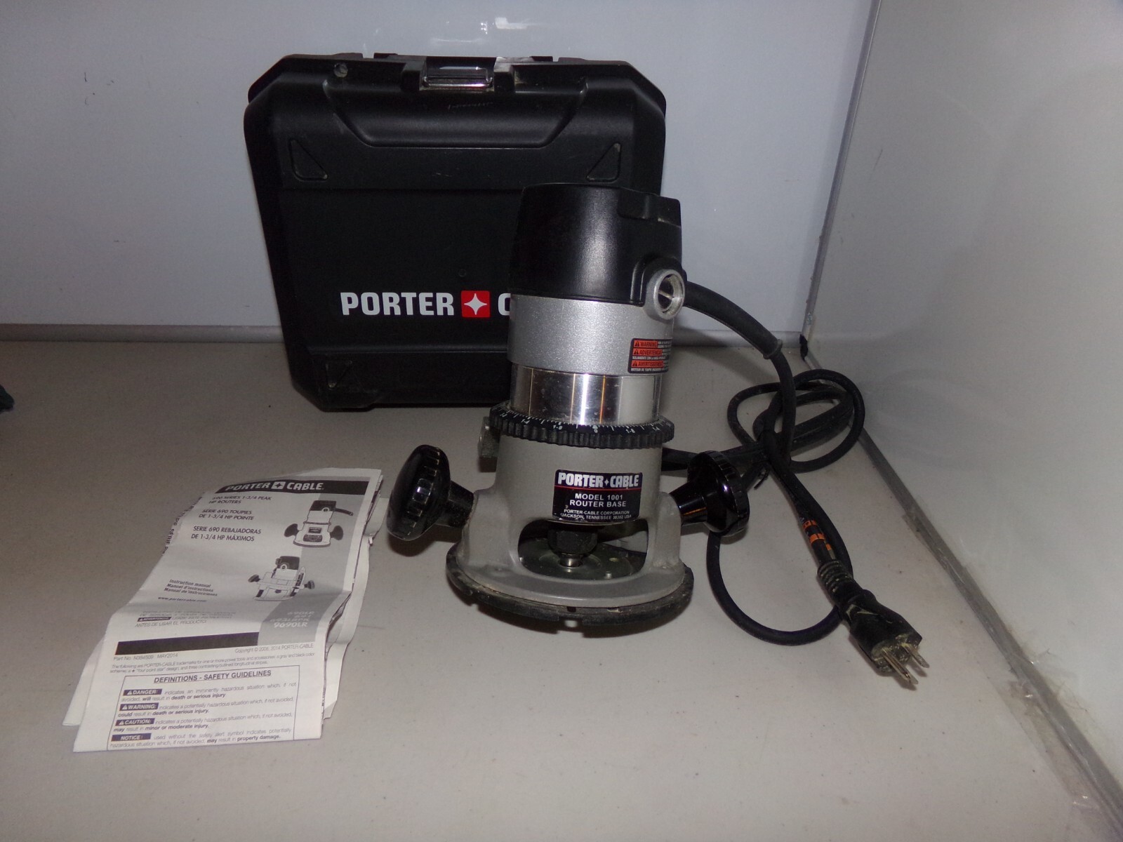 Porter Cable Model 690LR Motor Heavy Duty Router Motor W/ 1001 - T2 ...